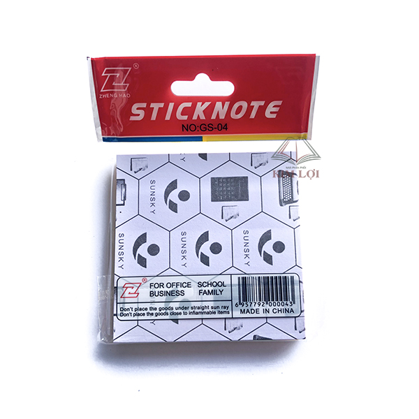 giay-note gs-04-3x3-4-mau-2 - Nhà phân phối Kim Lợi