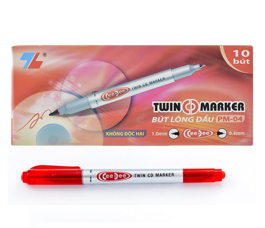 VIẾT LÔNG DẦU TL PM04-ĐỎ - Nhà phân phối Kim Lợi